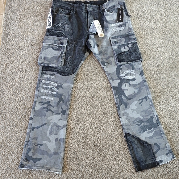 Jordan Craig | Pants | Nwt Jordan Craig Gray And Black Camouflage ...